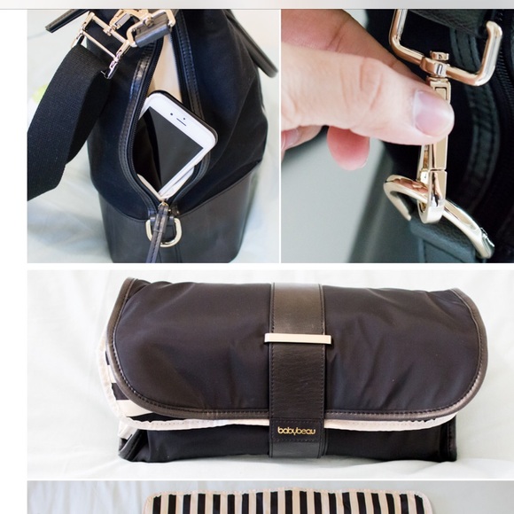 babybeau | Bags | Isabelle Black Canvas Changing Bag | Poshmark